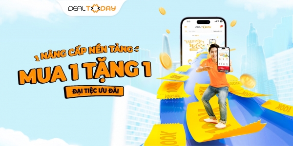 Dealtoday - Nền tảng mua sắm dịch vụ ưu đãi hàng đầu Việt Nam